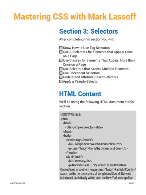 mastering css selectors understanding how to target elements through