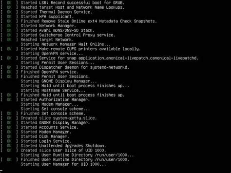 linux boot process proceso de arranque del kernel y errores