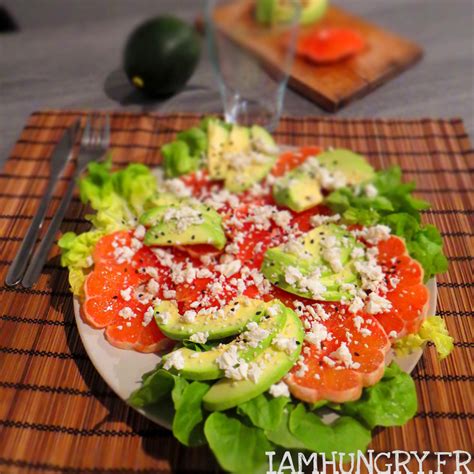 Salade Davocat Et De Pamplemousse Iamhungry