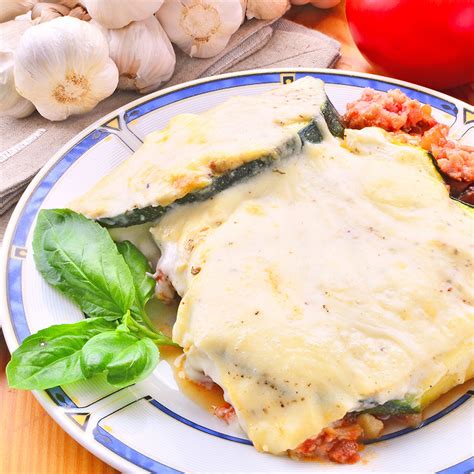 Gratin De Courgettes à La Viande Hachée Et Mozzarella Cuisine Az