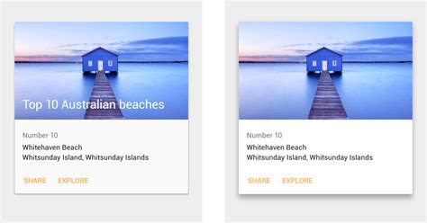 elevation and shadows material design