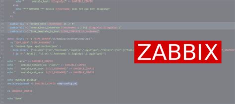 api integration with ansible and zabbix ip fabric