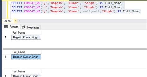 microsoft business intelligence concat ws function in