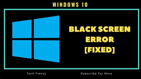 how to fix black screen in windows riset