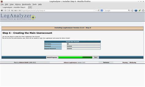 setup rsyslog with mysql and loganalyzer on centos kingssupernal