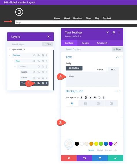 how to add css backdrop filter effects to a sticky header in divi