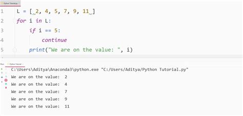 python break — tutorialbrain