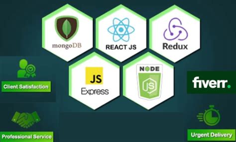 develop mern stack websites using react js node js express js and