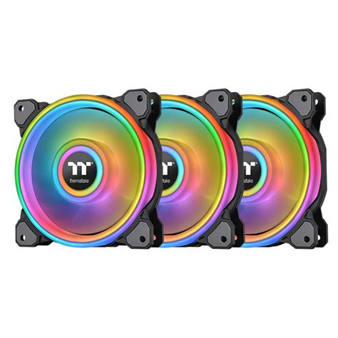 riing quad 12 rgb radiator fan tt premium edition 3 pack