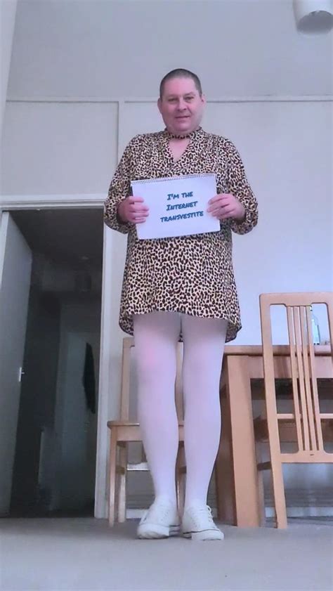 Transvestite Wearing White Tights Tights Pantyhose Flickr
