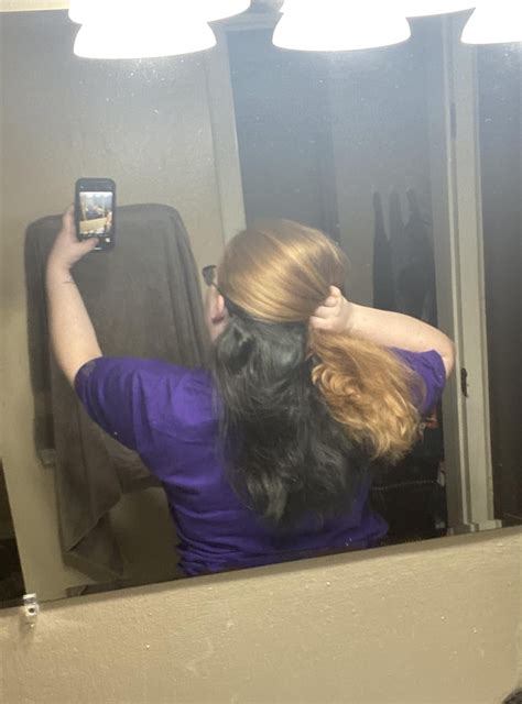 First Time Dyeing My Own Hair R Hairdye