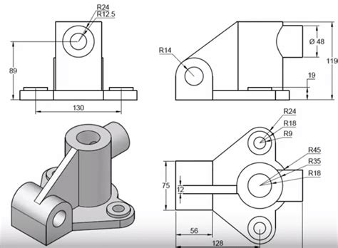 draw simple object in autocad for you by alamgir019