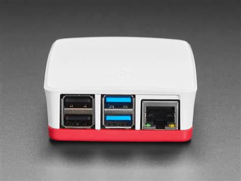 official raspberry pi foundation raspberry pi 4 case red white id