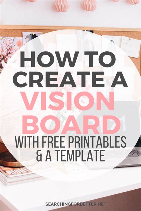 How To Make A Vision Board Without Magazines Free Vision Board