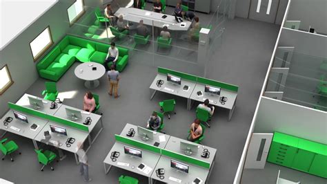 workplace occupancy 3d office youtube