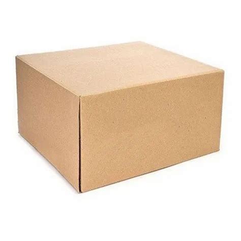Cardboard Double Wall 5 Ply Brown Plain Corrugated Box For Packaging