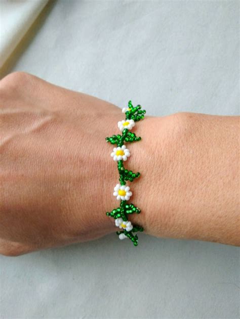 Beading Tutorial Daisy Chain Beaded Bracelet How To Make Seed Bead