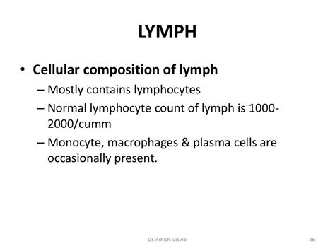 Lymphatic System And Cervical Lymph Nodes By Dr Ashish Jaiswal