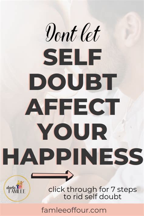 Kick Self Doubt To The Curb With These 7 Top Tips Famlee Of Four