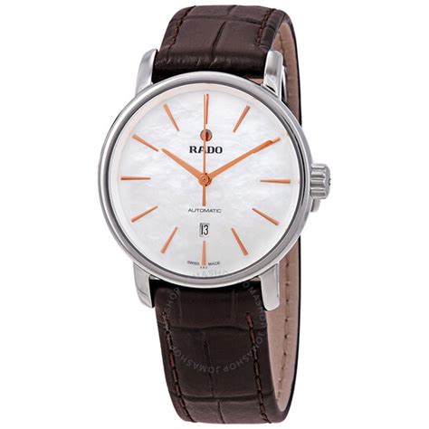 Rado Diamaster Automatic Mother Of Pearl Ladies Watch R14026926