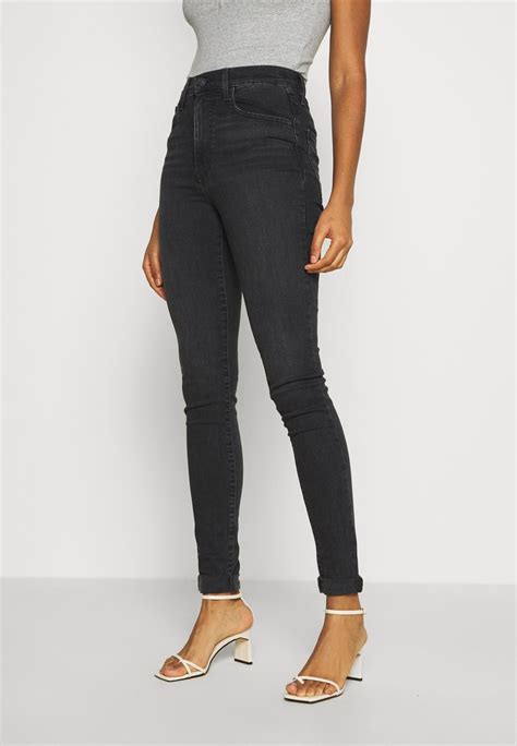 Levis® Mile High Super Skinny Jeans Skinny Black Haze Denim Gris