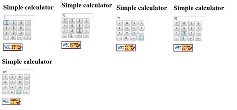 solved question create a calculator using js and html y