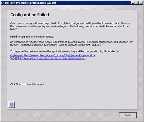 products configuration wizard failed and you have no clue why waldek