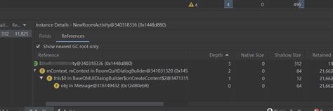 android dialog cause memory leak stack overflow