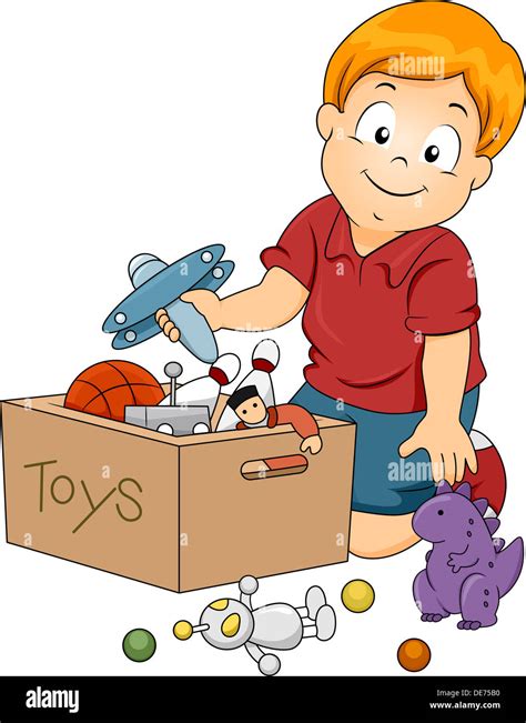 Tidy Up Toys Clipart