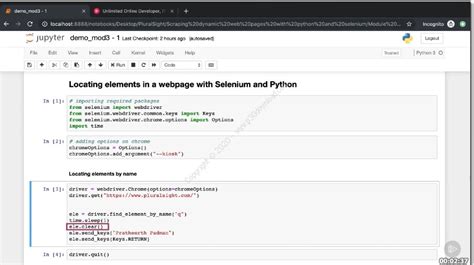 دانلود pluralsight scraping dynamic web pages with python and selenium
