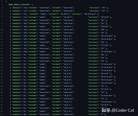 node module version 对照表 知乎
