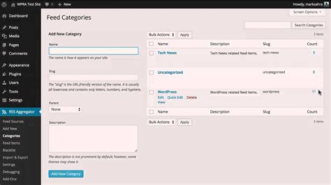 wp rss aggregator categories add on overview youtube