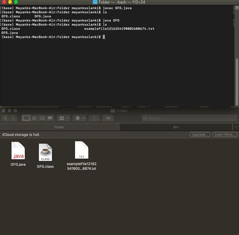 java program to create a temporary file geeksforgeeks