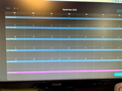 node red light automation using eztimer calendar trigger and light