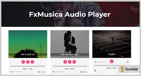 5 best jquery audio player plugins free and paid formget