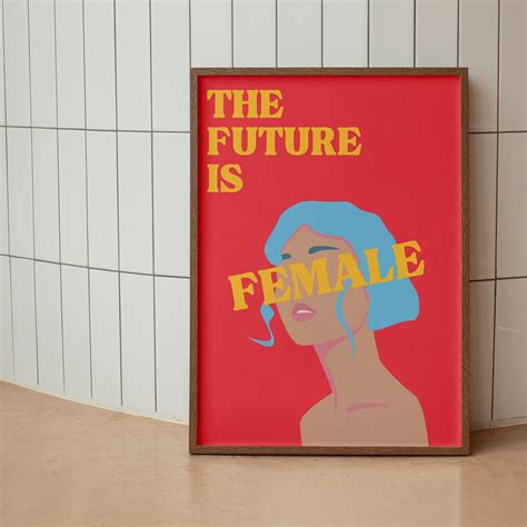 Feminist Digital Art Feminist Wall Art Girl Power Art Bold Art Prints