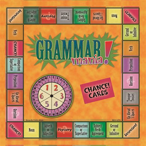Mari Inc Grammar Mania Game Grades 6 Adult Reading Games