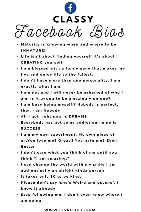 100 Cool Witty And Sassy Facebook Bios For Girls Itsallbee Solo
