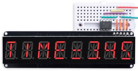 technoblogy eight character alphanumeric display