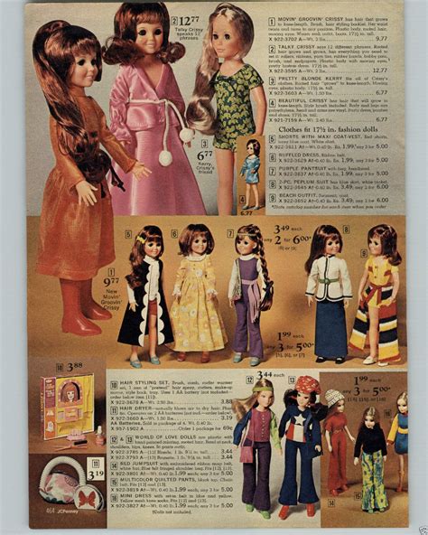 1971 Paper Ad Ideal Crissy Doll Dolls Talking Blonde Kerry World Of
