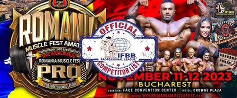 Romania Muscle Fest Pro 2023 Toutes Les Informations