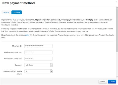 how to set up cs cart with amazon checkout — cs cart 4 3 x documentation
