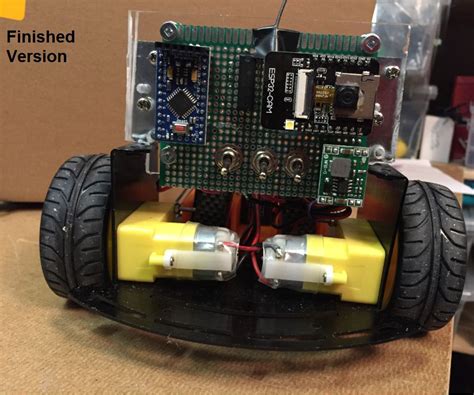 esp32 camera robot fpv 5 steps instructables