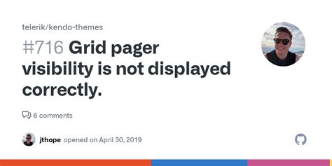 grid pager visibility is not displayed correctly · issue 716
