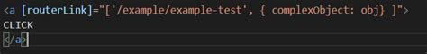 typescript angular routerlink complex object as param stack overflow