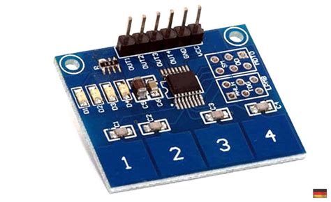 4 kanal kapazitiver touch drucksensor schalter taster
