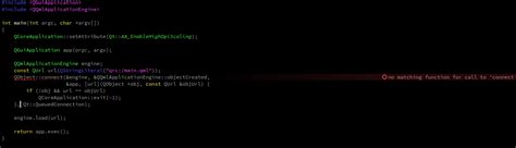 c in qt no matching function for call to connect an error