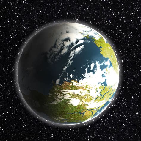 earth type planet 2 3d asset cgtrader