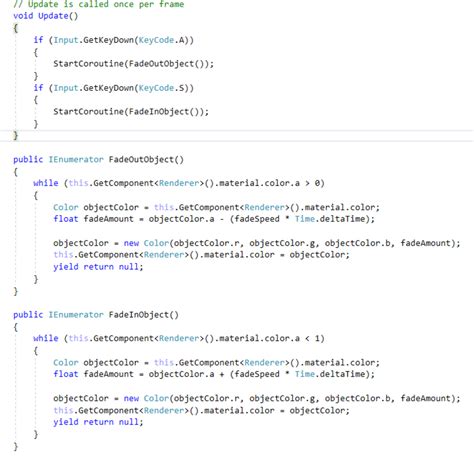 how to fade a gameobject in unity owlcation vrogue