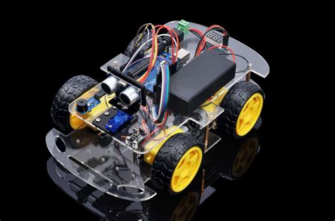 osoyoo robot car starter kit lesson 3 obstacle avoidance robot car